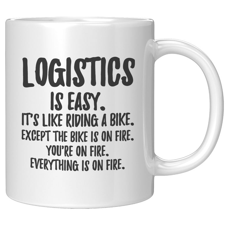 Logistics is Easy Logistics Graduation Logistics Degree Mug - Etsy