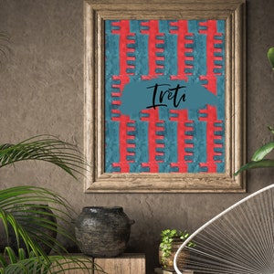 Ireti “hope” | Nigerian Ankara African Style, Colour Print Wall Art | I ...