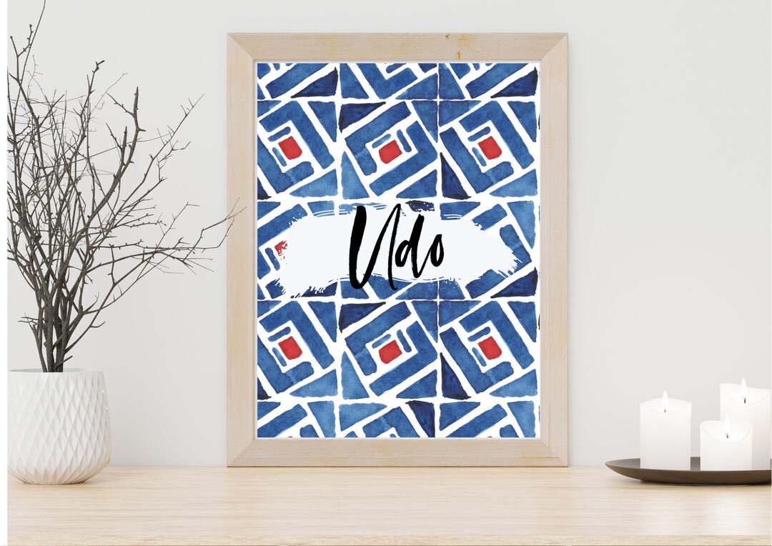 Udo “peace” | African Proverbs, Ankara Style Pattern, Ethnic Print Wall ...