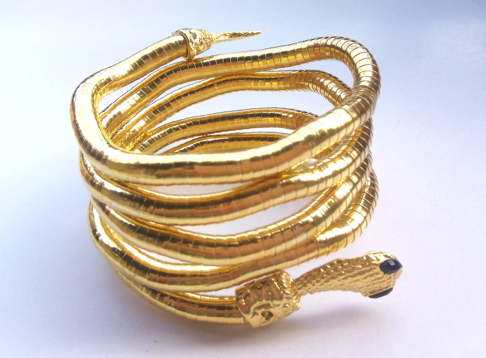 Gold Snake Bracelet Snake Cuff Bangle Bracelet for Women - Etsy
