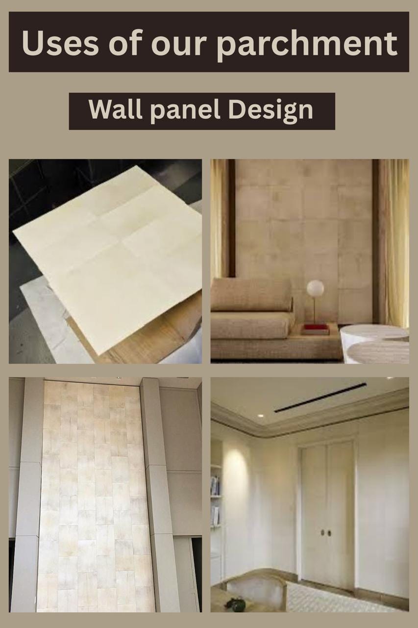 Parchment Leather Sheets Real Goat Skin Parchment Calf Authentic Goat ...