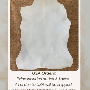 Goat Leather, Calf Skin Parchment Full Hides Full Hide Natural Goatskin ...
