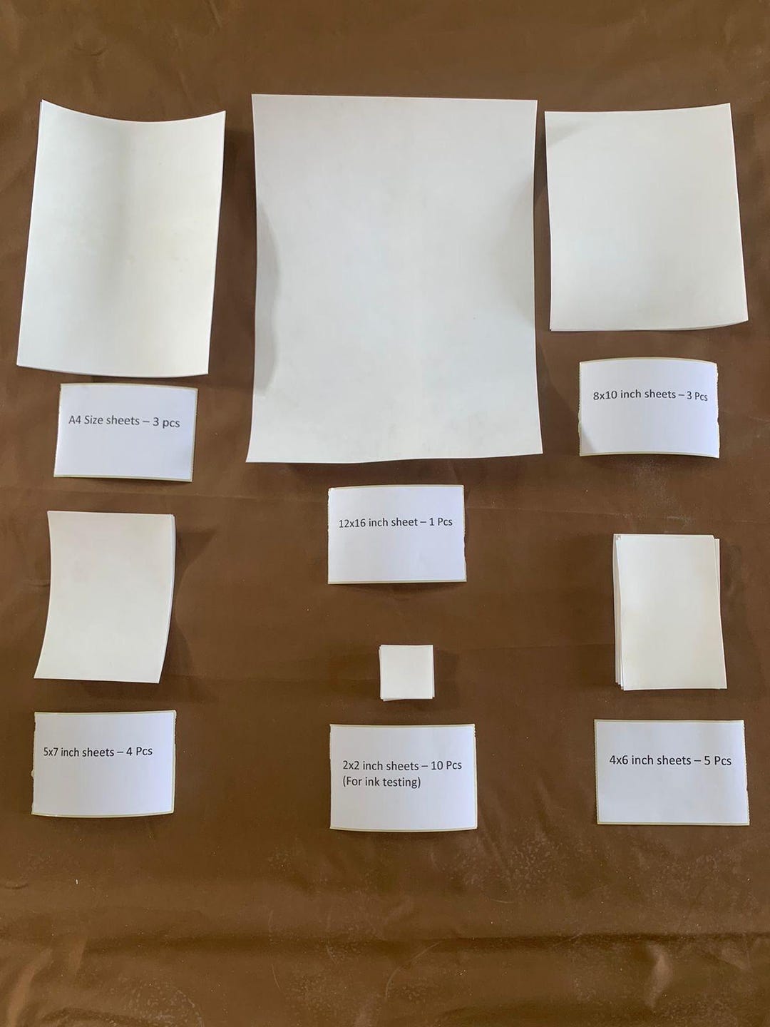 Parchment Leather (promotional Kit) Sheets Goatskin Vellum Real ...