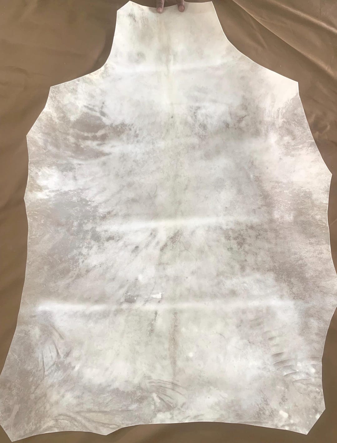 Natural Parchment Goat Leather Hide: Translucent Vellum for Lampshades ...