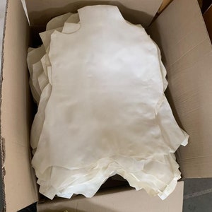 Goat Leather, Calf Skin Parchment Full Hides Full Hide Natural Goatskin ...