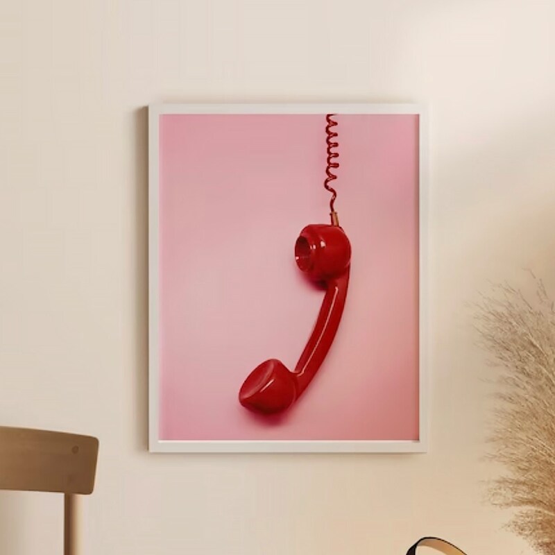 Telephone Print - Etsy