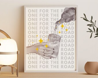 Handmade Wooden Sign One for the Road Rustic, Vintage, Shabby Chic ...