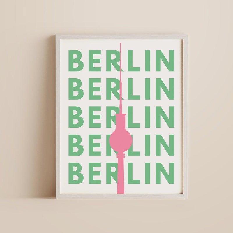 Berlin Poster - Etsy
