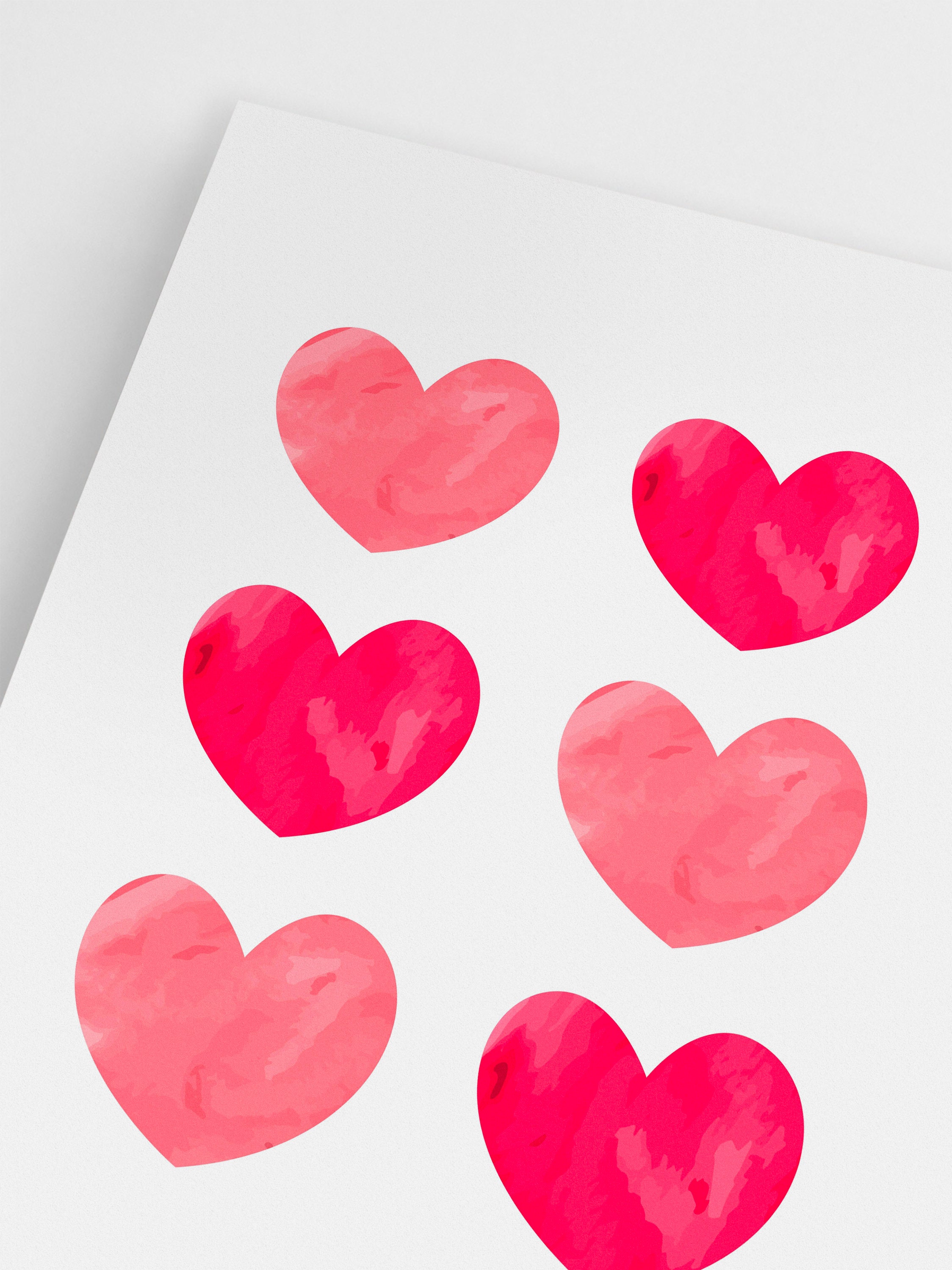 Heart Printable, Red Heart , Heart Poster, Valentines Day, Love Poster ...