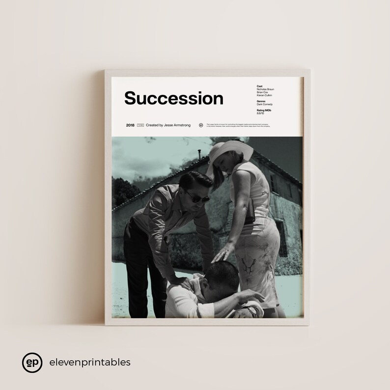 Succession, TV Show Poster, Movie, Succession Theater Room, Movie Room ...