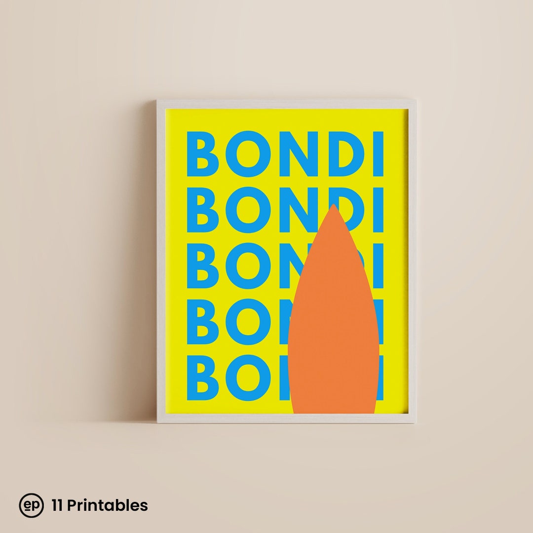 Bondi Beach Wall Art, Bondi Beach Print, Bondi Print, Bondi Wall Art ...