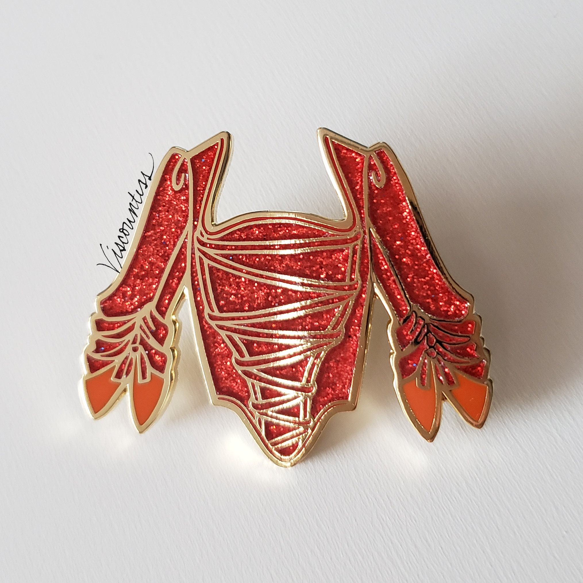 Maria Reynolds Glitter Pin - Etsy