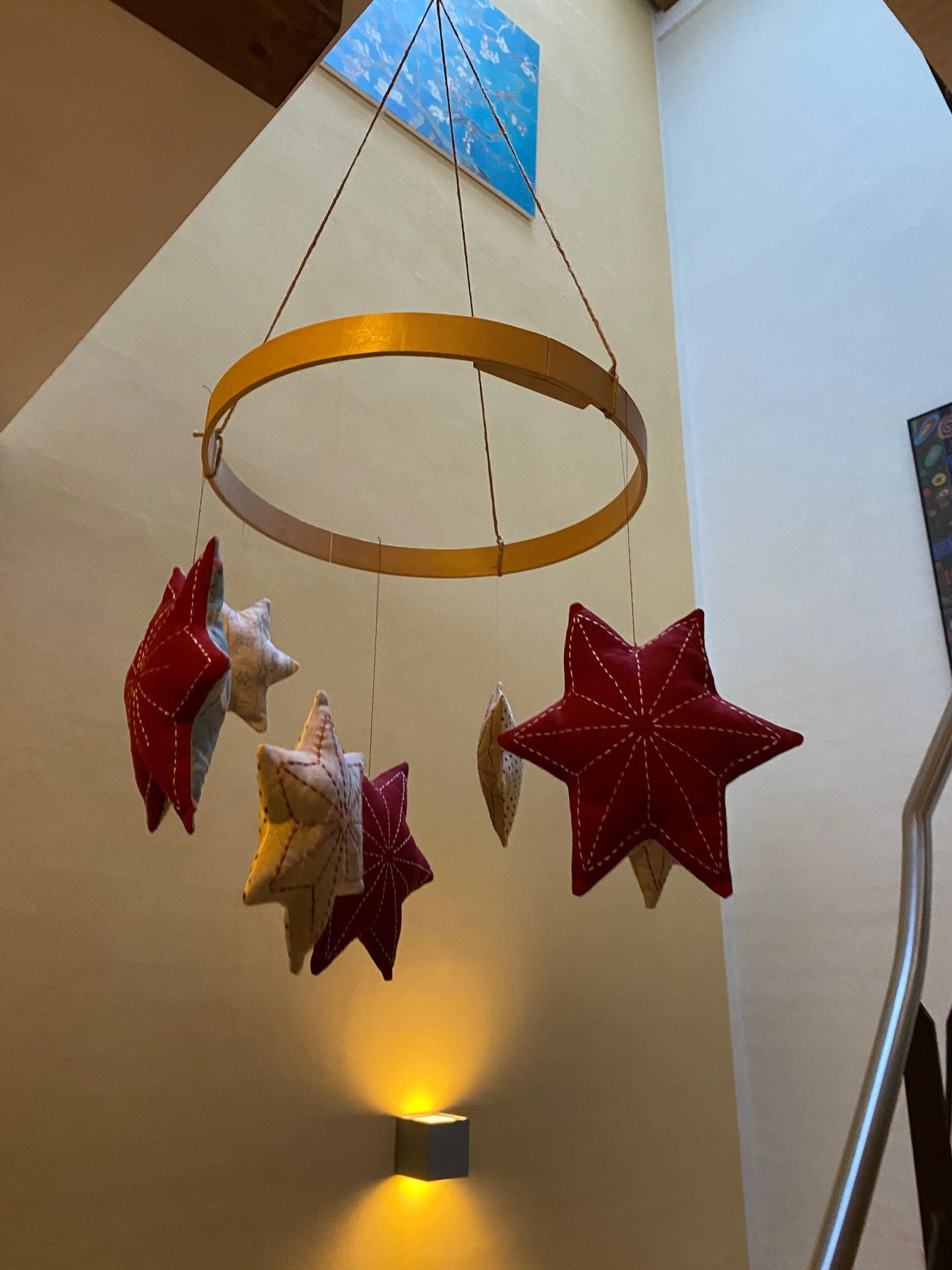 Sashiko Christmas Star Project for Mobile and Table Runner by Naumann ...