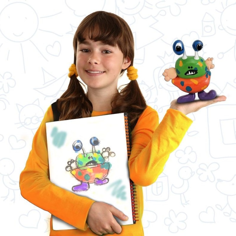 3d Print Child Drawings - Etsy