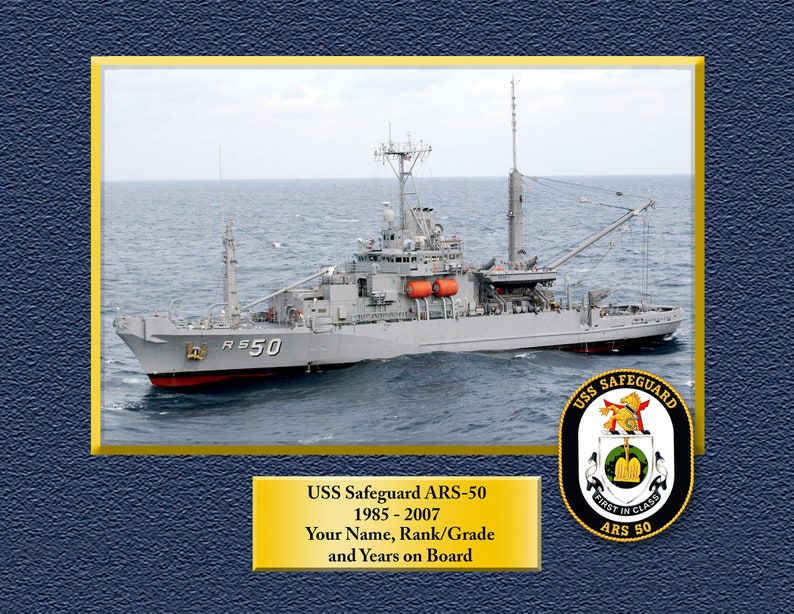 USS Safeguard ARS-50 8.5 X 11 Print of US Navy Ships Unique - Etsy
