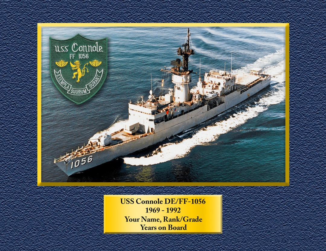 USS Connole FF-1056 Custom Personalized 8.5 X 11 Print of US Navy Ships ...