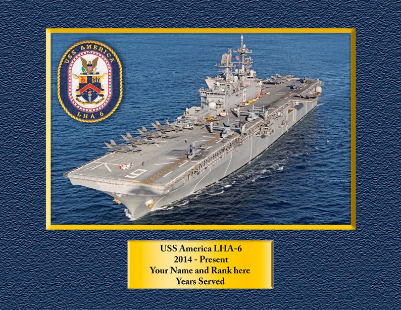 USNS Supply T-AOE 6 Custom Personalized 8.5 X 11 Print of US | Etsy