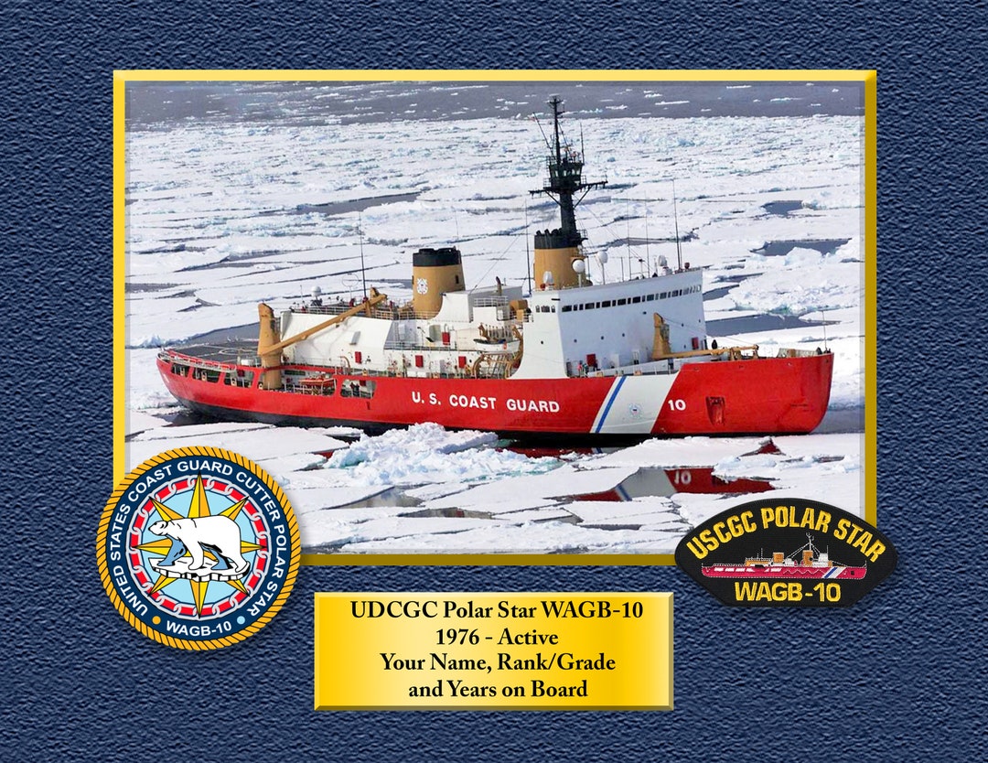 USCGC Polar Star WAGB-10 Custom Personalized 8.5 X 11 Print of US Navy ...