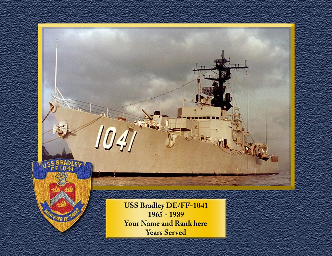 USS Rowan DD-782 Custom Personalized 8.5 X 11 Print of US Navy | Etsy