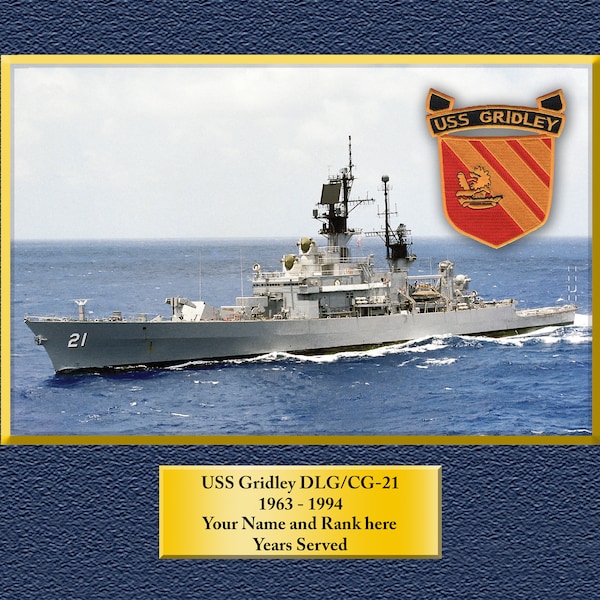 Custom Uss Gridley Print - Etsy