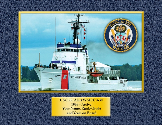 USCGC Alert WMEC 630 Custom Personalized 8.5 X 11 Print of US - Etsy