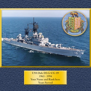 USS Edisto AGB-2 Custom Personalized 8.5 X 11 Print of US Navy Ships ...