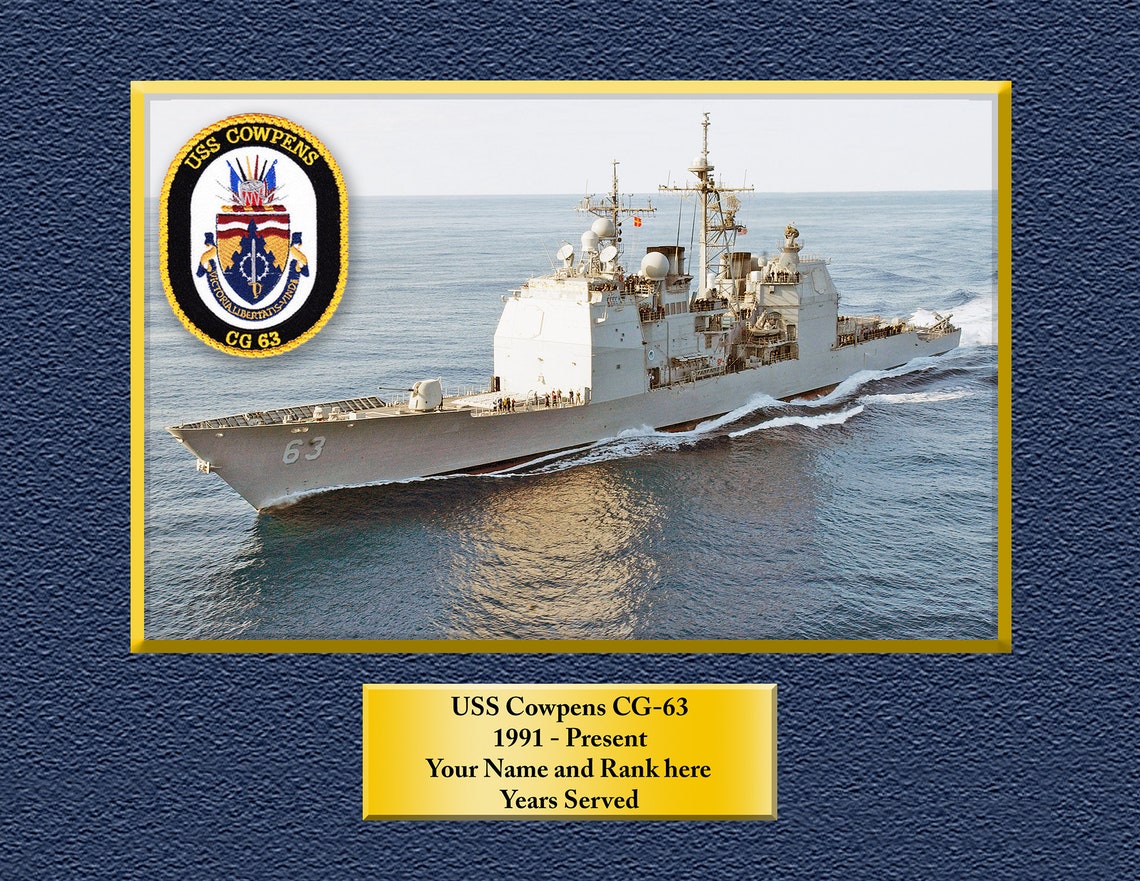 USS Trippe FF-1075 Custom Personalized 8.5 X 11.0 Print of US | Etsy