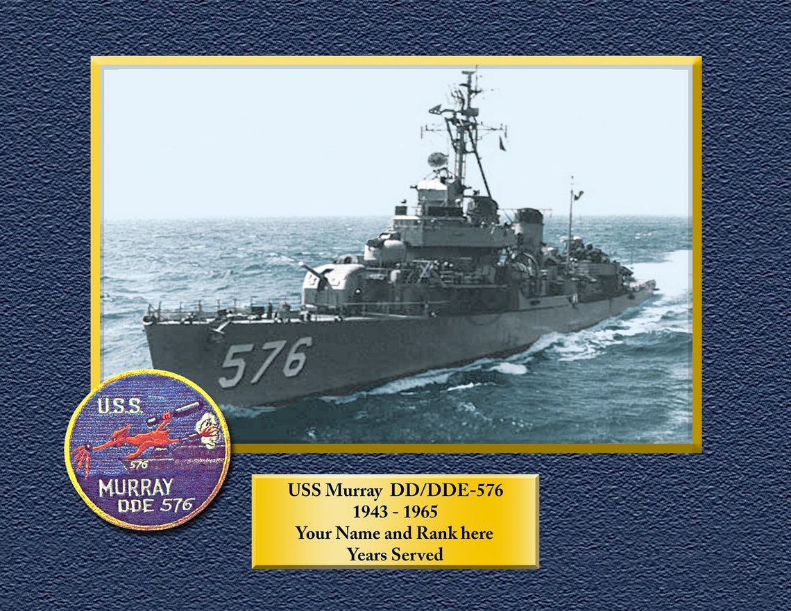 USS MORTON DD948 Custom Personalized 8.5 X 11 Print of US Navy - Etsy
