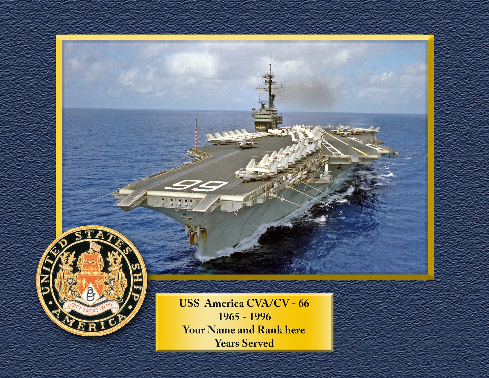 USS Saratoga CV-60 Custom Personalized 11X14 Print of US Navy | Etsy