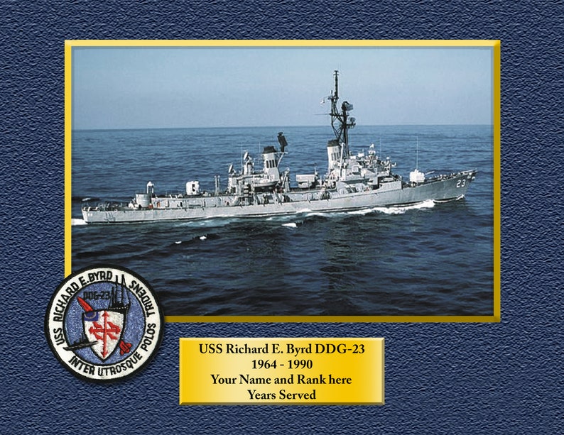 USS Richard B Anderson DD-786 Custom Personalized 8.5 X 11 - Etsy