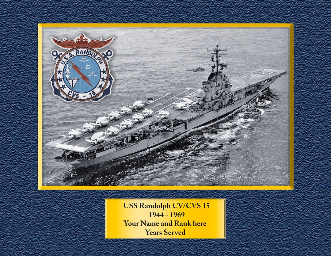 USS Randolph CVS 15 Custom Personalized 8.5 X 11 Print of US Navy Ships ...