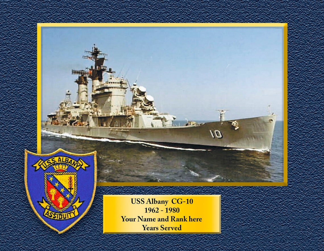 USS Biddle DLG-34 Custom Personalized 8.5 X 11 Print of US | Etsy