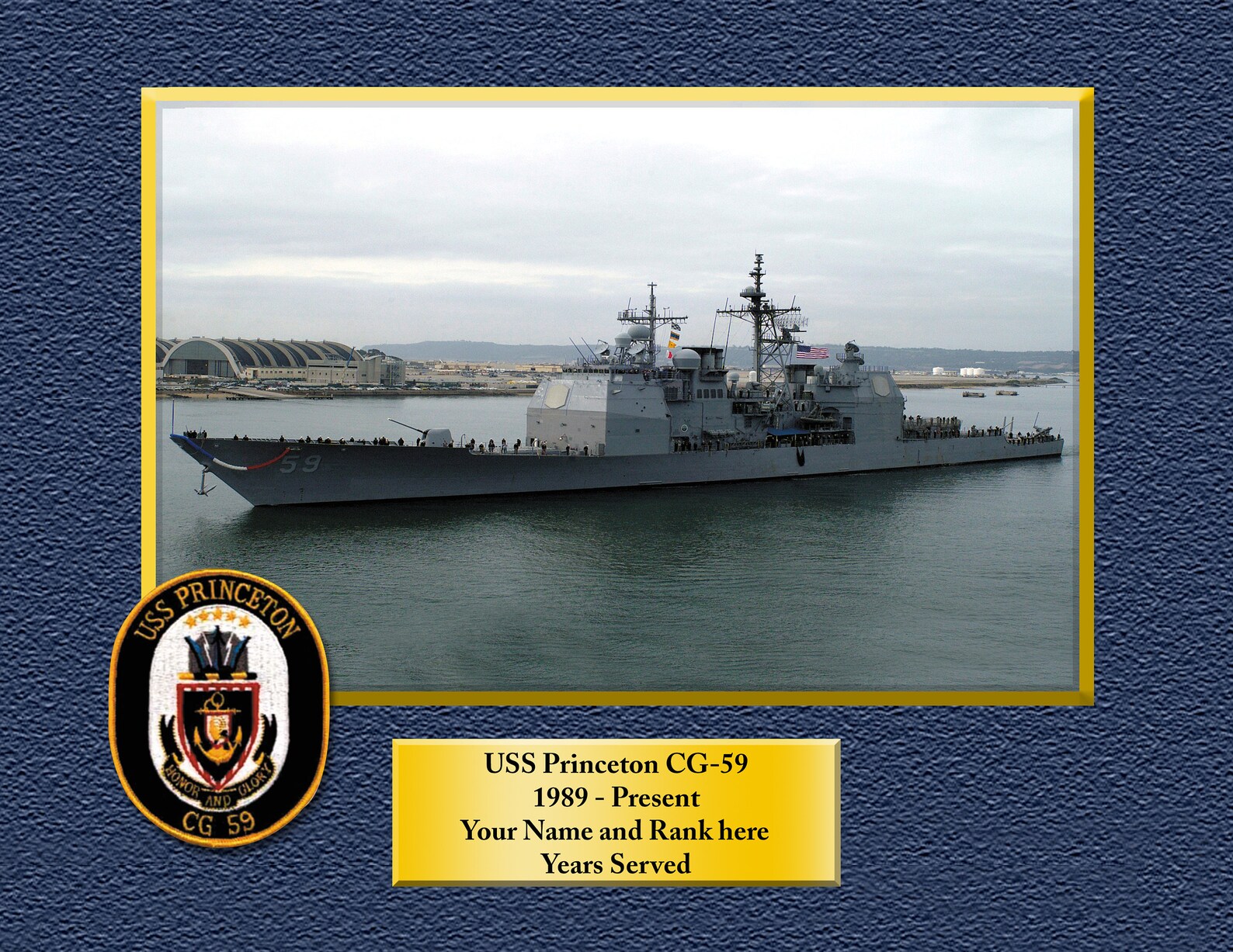 USS Point Defiance LSD31 Custom Personalized 8.5 X 11 Print of | Etsy