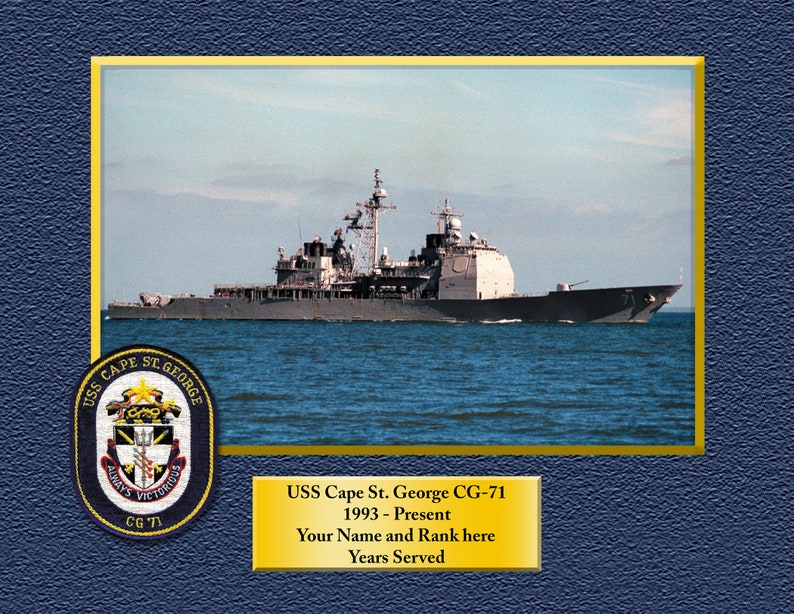 USS CONNOLE DE1056 Custom Personalized 8.5 X 11 Print of US Navy Ships ...