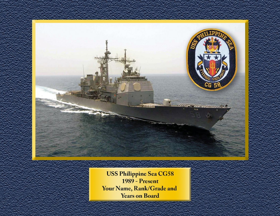 USS Oak Ridge ARDM-1 Custom Personalized 8.5 X 11 Print of US | Etsy