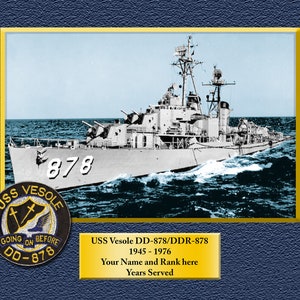 USS Nitro AE-23 Custom Personalized 8.5 X 11 Print of US Navy Ships ...