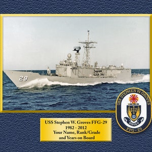 USS Safeguard ARS-50 8.5 X 11 Print of US Navy Ships Unique Gift Idea ...