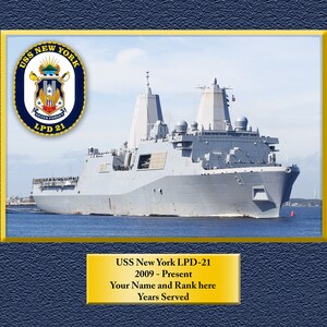 USS Winston S. Churchill DDG 81 Custom Personalized 8.5 X 11 Print of ...