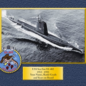 USS Brunswick ATS-3 Custom Personalized 8.5 X 11 Print of US Navy Ships ...