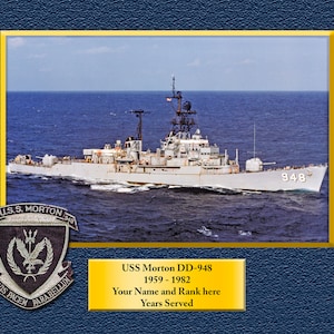 USS Mobile Bay CG53 Custom Personalized 8.5 X 11 Print of US Navy Ships ...