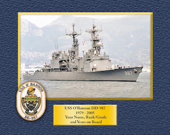 USS Willis A. Lee DL-4 Custom Personalized 8.5 X 11 Print of | Etsy