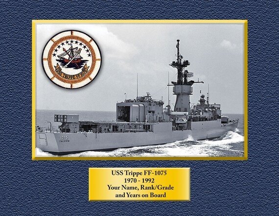 USS Trippe FF-1075 Custom Personalized 8.5 X 11.0 Print of US - Etsy