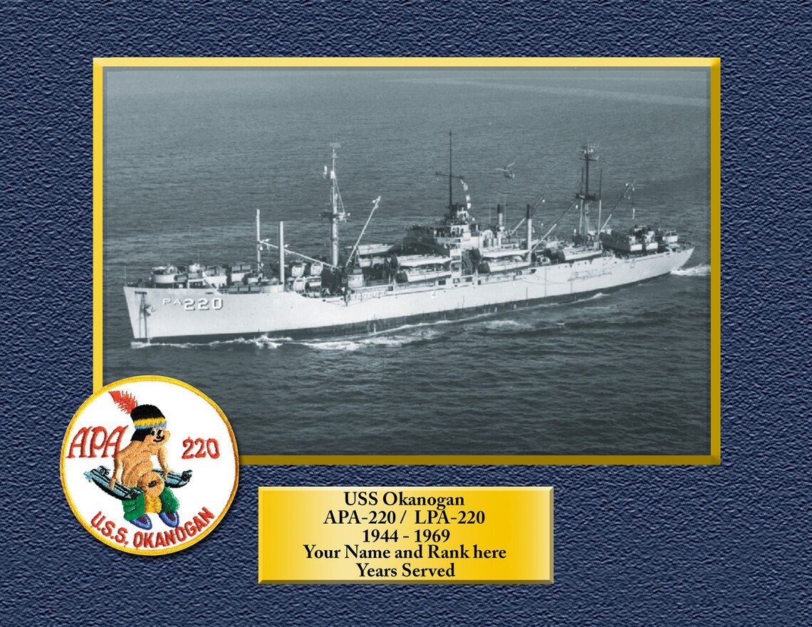 USS NICHOLSON DD982 Custom Personalized 8.5 X 11 Print of US - Etsy