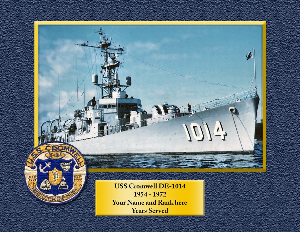 USS Oldendorf DD-972 Custom Personalized 8.5 X 11 Print of US | Etsy