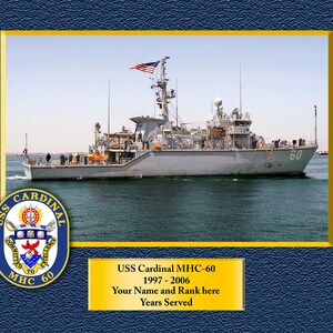 USS Hoel DDG-13 Custom Personalized 8.5 X 11 Print of US Navy Ships ...