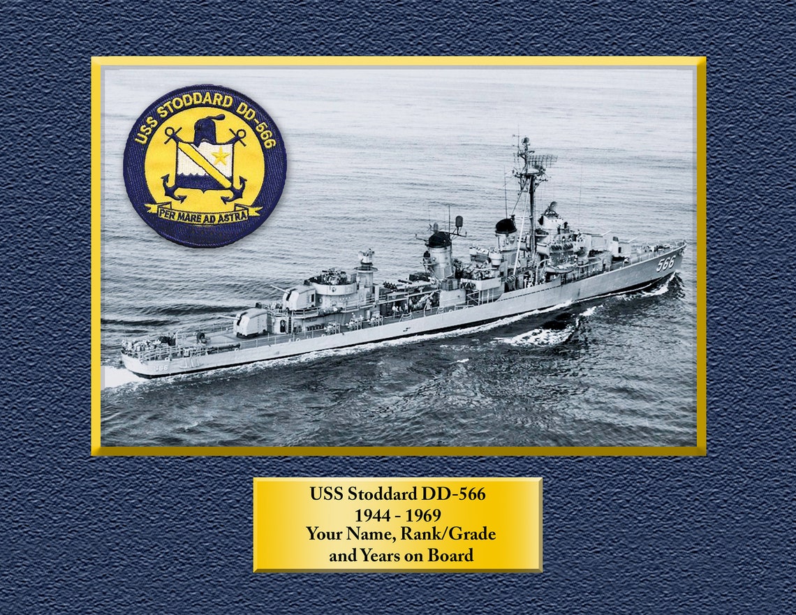 USS Piedmont AD-17 Custom Personalized 8.5 X 11 Print of US | Etsy