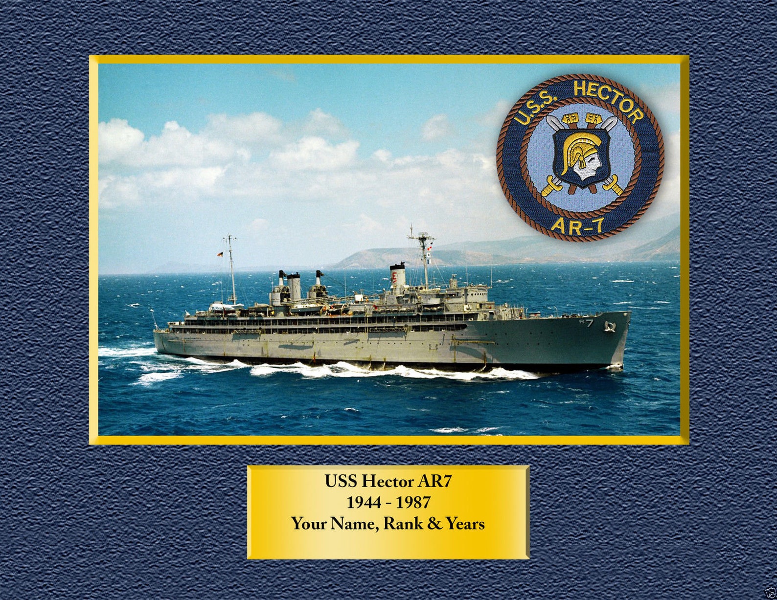 USS Crockett Pgm/pg-88 Custom Personalized 8.5 X 11 Print of | Etsy