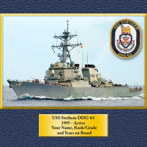 USS Safeguard ARS-50 8.5 X 11 Print of US Navy Ships Unique Gift Idea ...