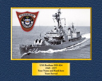 USS Willis A. Lee DL-4 Custom Personalized 8.5 X 11 Print of | Etsy