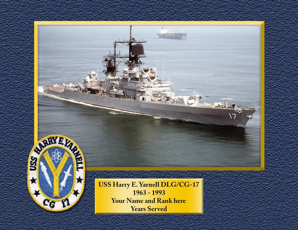 USS Crockett Pgm/pg-88 Custom Personalized 8.5 X 11 Print of - Etsy